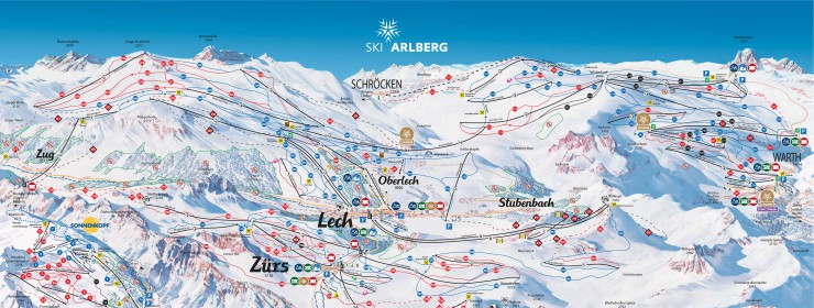 Skigebied St. Anton am Arlberg met 305 km piste